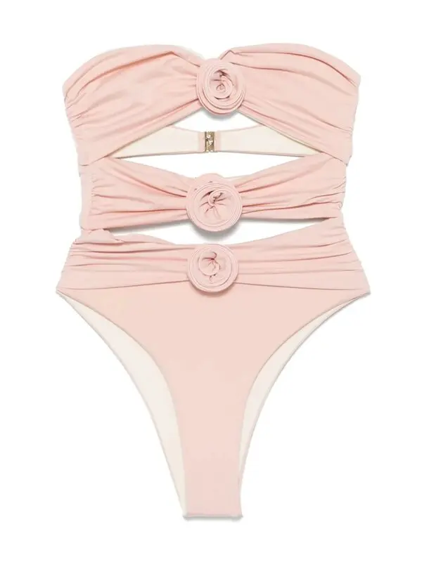LA REVECHE Embellished Bikini - Pink