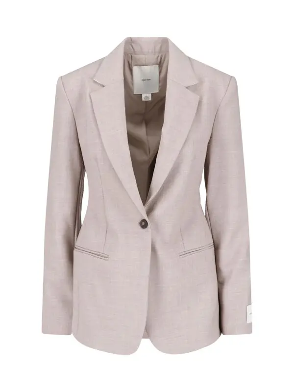 Calvin Klein Tailored Single-button Blazer