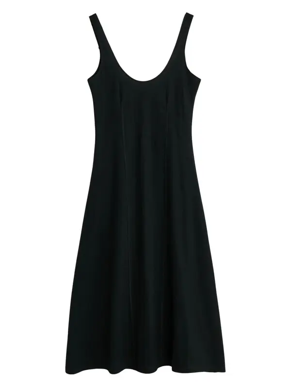 Our Legacy Sleeveless Flared Midi Dress - Black