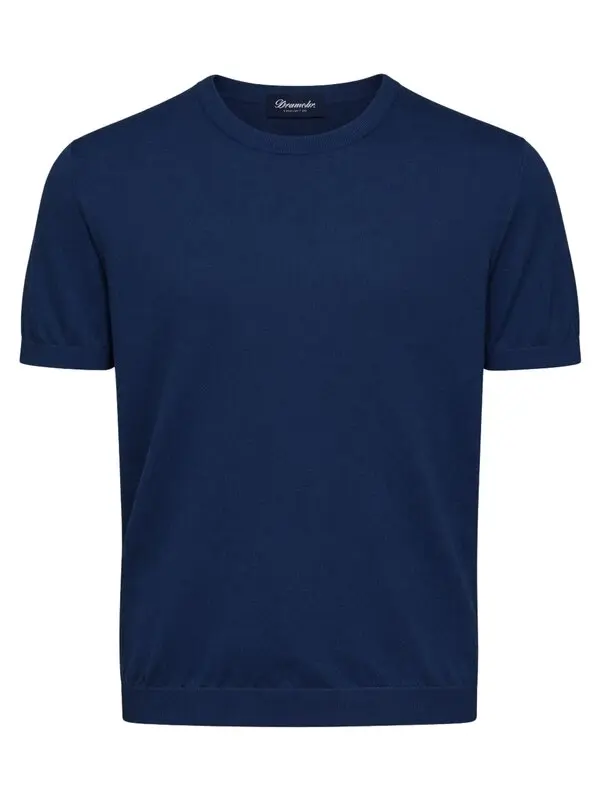 DRUMOHR Classic Knit Sweater - Navy