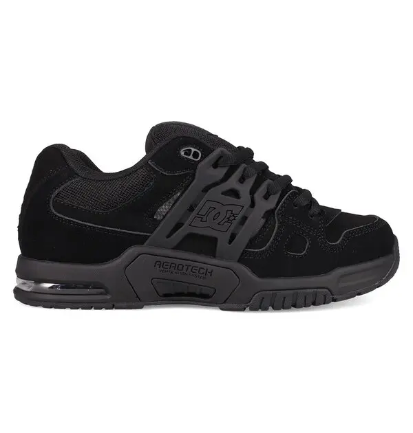 DC SHOES At-2 Lace-up Sneakers - Black