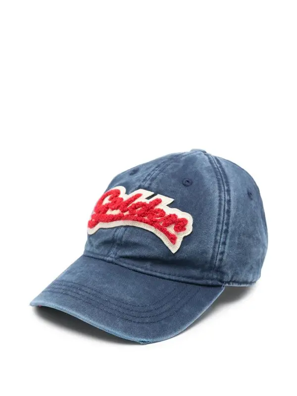 GOLDEN GOOSE Logo Baseball Cap - Blue