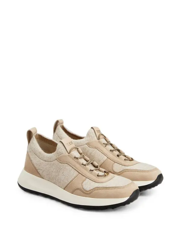 TOD'S Red Dot Socks Knitted Sneakers