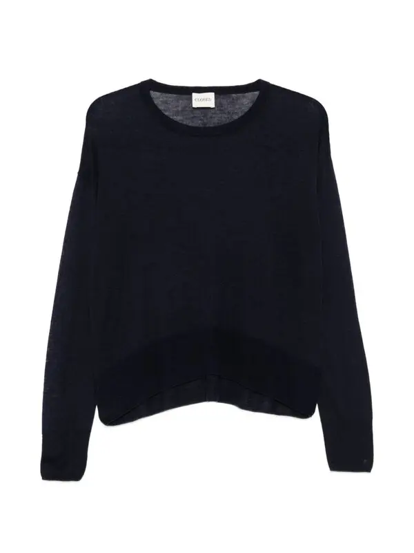 Closed Wool Crewneck Sweater