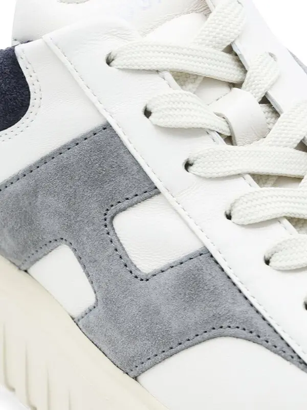 Hogan H-stripes Leather Sneakers