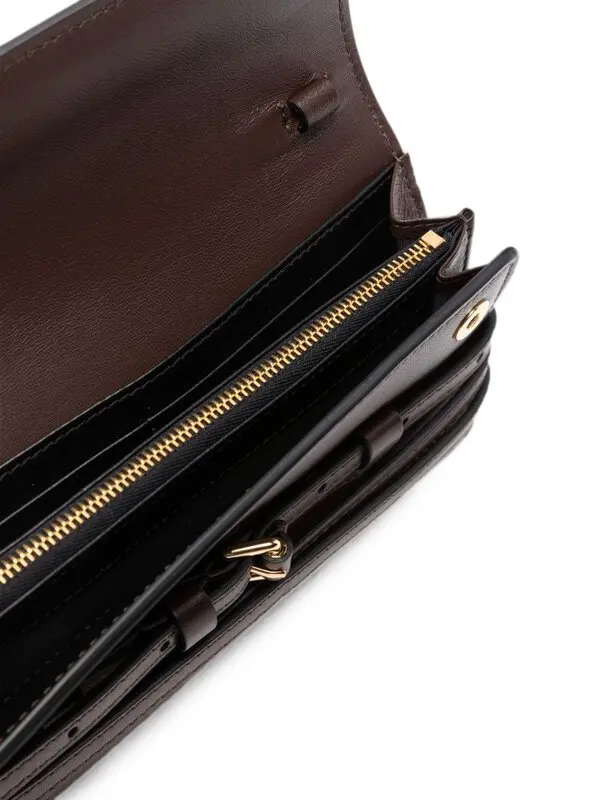 Moschino Tie Me Leather Wallet