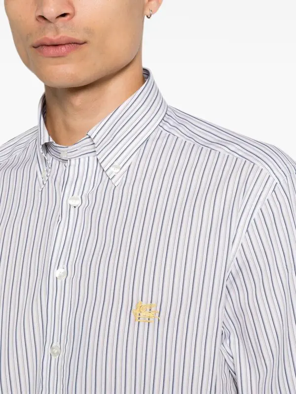 Etro Striped Cotton Shirt