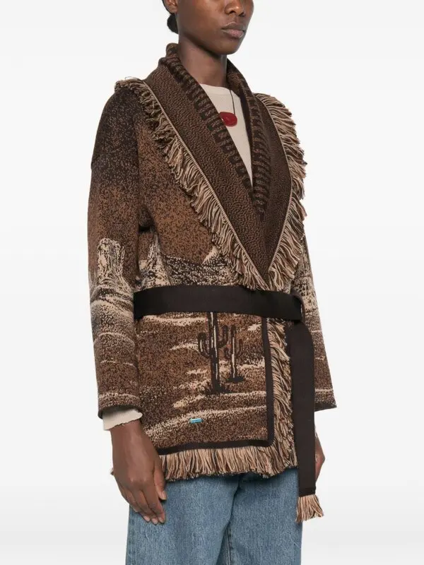 Alanui Wild Wild Wool Cardigan