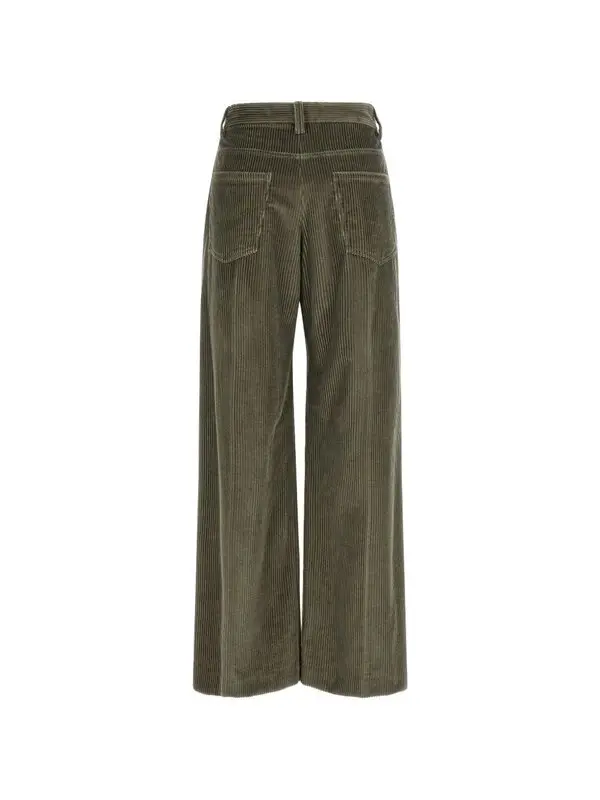 Brunello Cucinelli Velvet Wide-leg Trousers