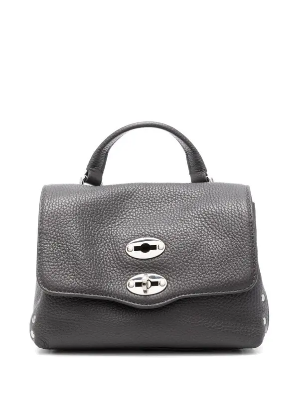ZANELLATO Postina Daily Baby Leather Handbag - Grey