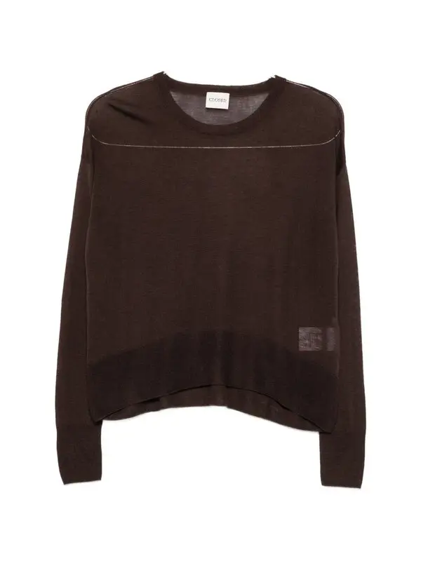 Closed Wool Crewneck Sweater