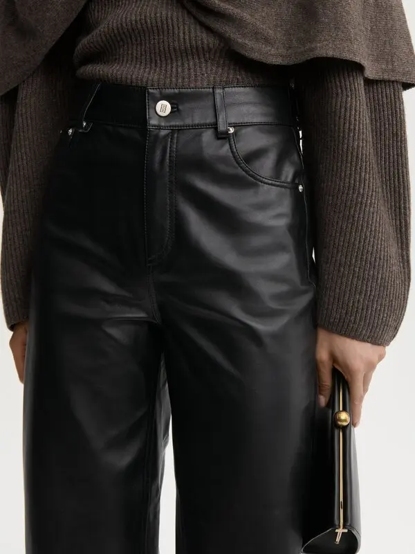 BY MALENE BIRGER Vinea Leather Trousers