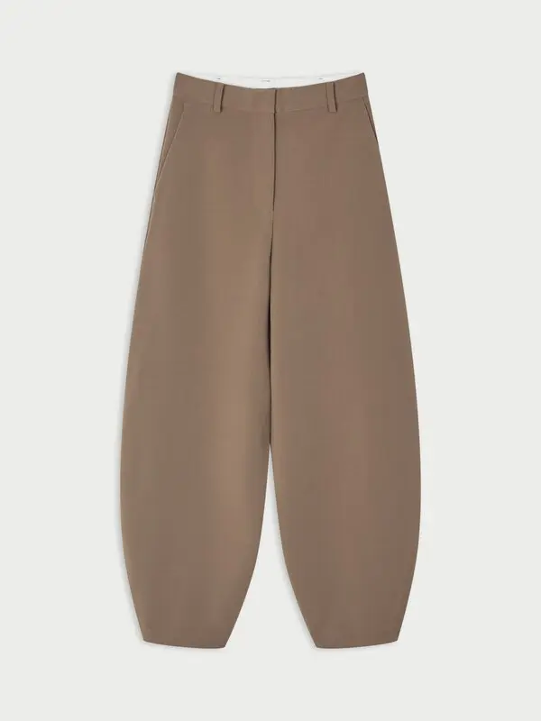 BY MALENE BIRGER Carlien High-waist Tapered Leg Trousers - Fosil