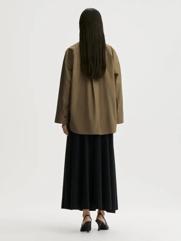BY MALENE BIRGER Derris Organic Cotton Shirt - Hunt