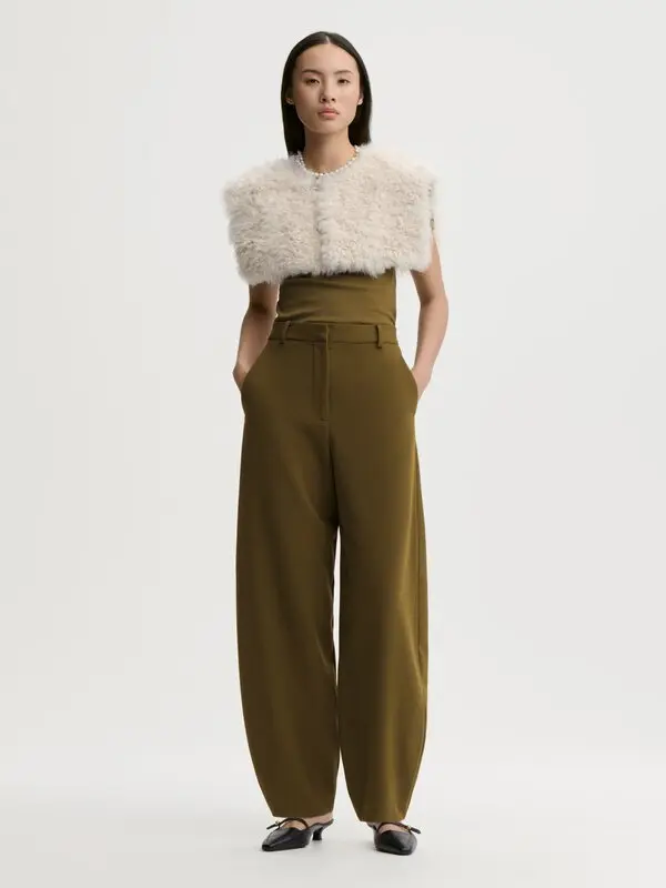 BY MALENE BIRGER Carlien Tapered Leg Trousers - Hunt