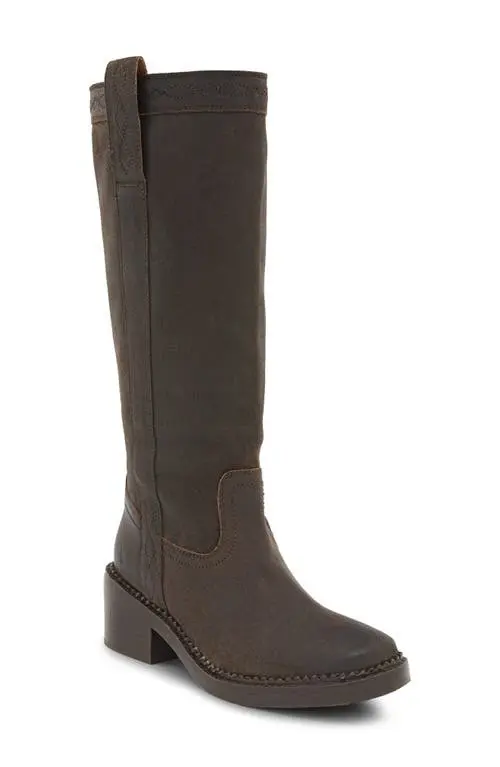 THE FRYE COMPANY Kate Block Heel Boot - Chocolate