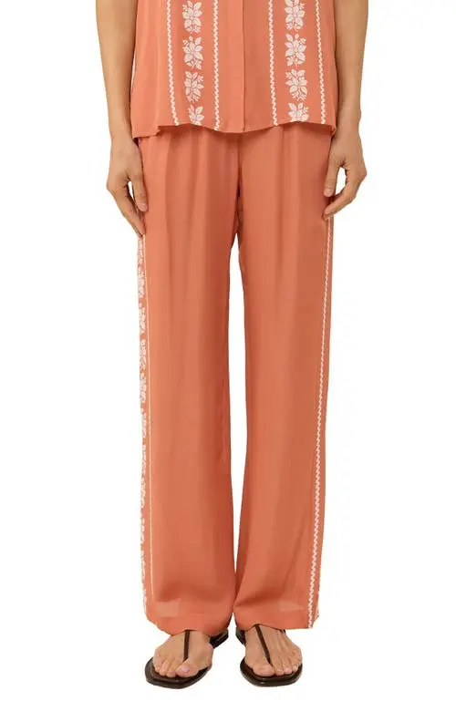 PALM NOOSA Rory Pants In Print - Soleil Fleur