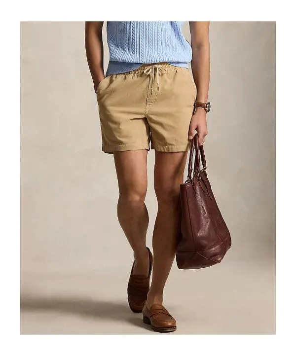 Polo Ralph Lauren Elastic Waist Shorts With Drawstring