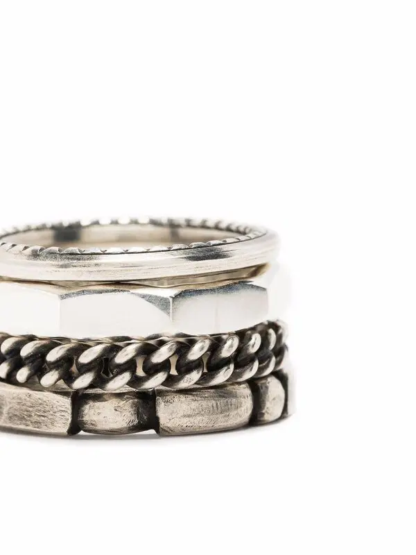 Werkstatt:München Sterling Silver Layered Ring