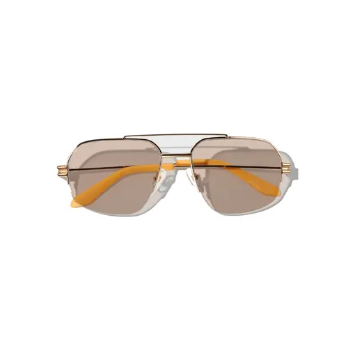 COSSINO Charlie Aviator Sunglasses - Amber