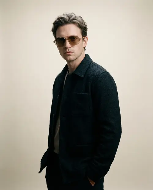 COSSINO Charlie Aviator Sunglasses - Amber