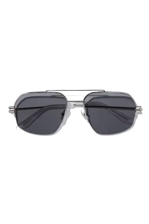COSSINO Charlie 56mm Aviator Sunglasses - Black