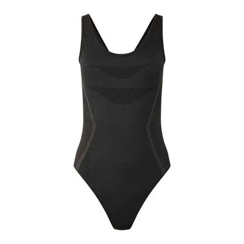 DARE 2B Don't Sweat It" Seamless One Piece Swimsuit - Black