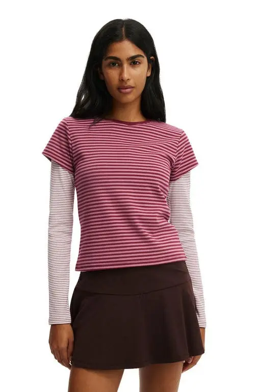 COTTON ON Fern Skort - Dark Oak