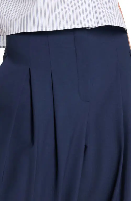TWP Drew Pleated Wide Leg Cashmere Pants