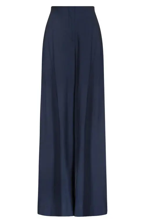 TWP Drew Pleated Wide Leg Cashmere Pants