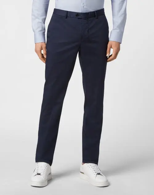 Philipp Plein Long Trousers Chinos Fit - Darkblue