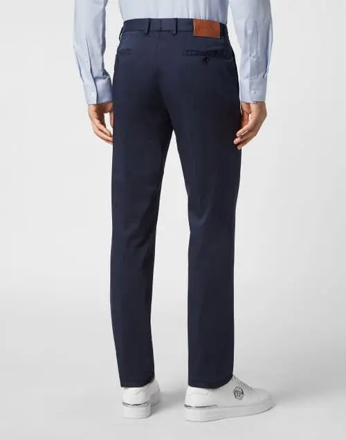 Philipp Plein Long Trousers Chinos Fit - Darkblue