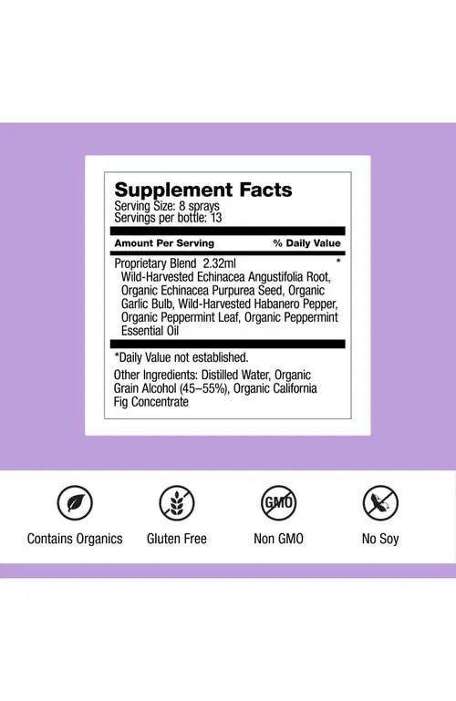 DR. SCHULZE'S Throat & Tonsil Spray For Throat Support And Immunity, Plant-based Formula