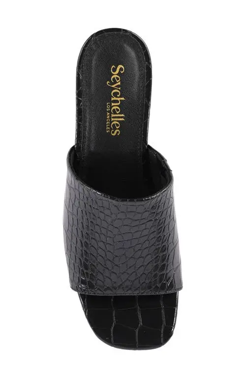 Seychelles Pepper Slide Sandal - Black