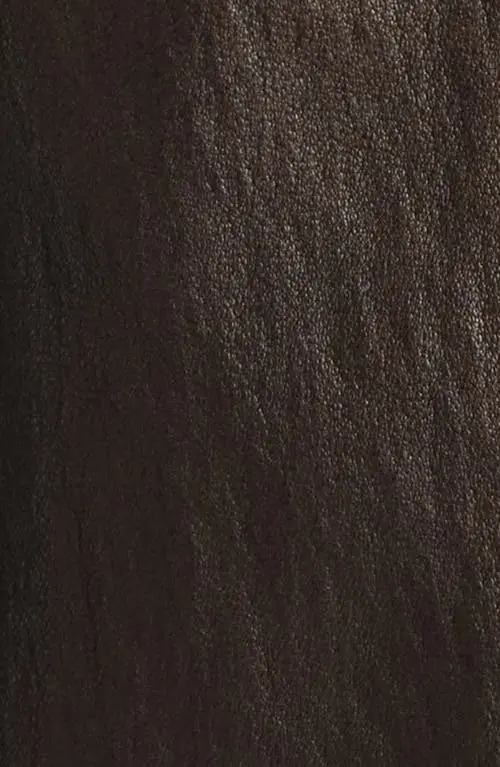 Rick Owens Grained Lambskin Asymmetrical Moto Jacket - Grease