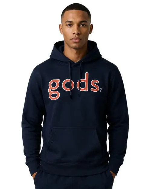 AMIR JAMES CLOTHIERS Gods Essential Hoodie - Navy