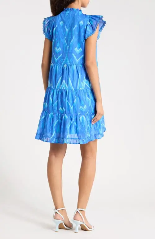 SUGARLIPS Carys Print Ruffle Minidress