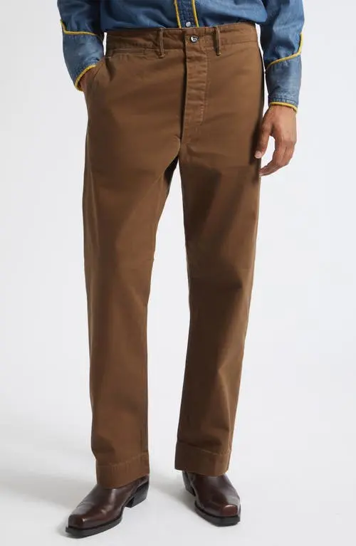 Double Rl Cotton Twill Field Chino Pants