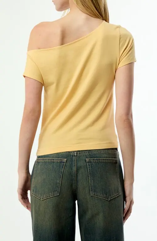PACSUN Champion Off-the-shoulder T-shirt With Graphic Detail