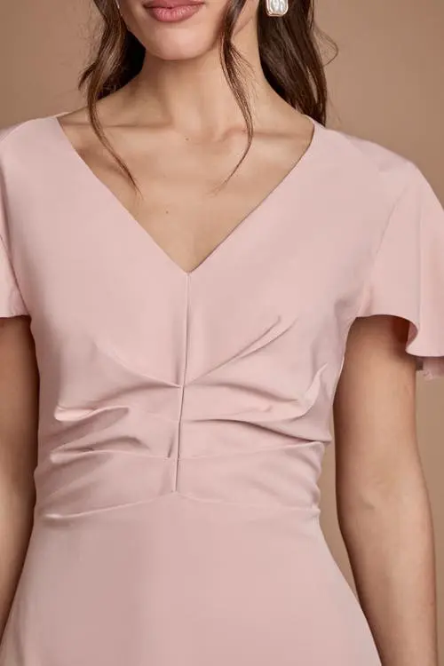 Coast Crepe Fold Bridesmaid Maxi Dress