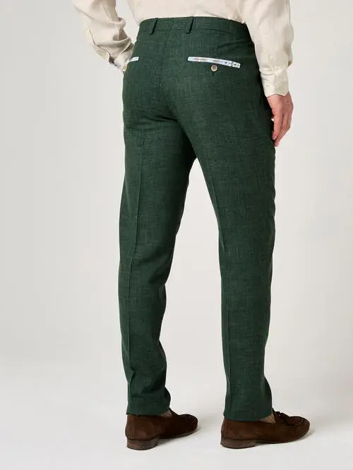 KOY CLOTHING Linen Wool Blend Trousers