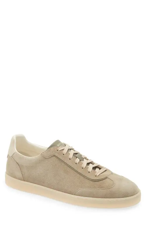 Brunello Cucinelli Suede T-toe Sneaker - Army Washed