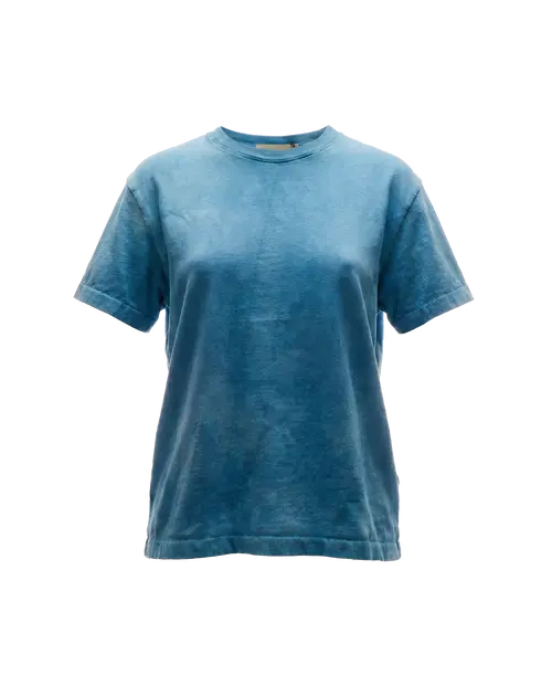 ALYSON EASTMAN Vintage Style Tee - Denim Blue