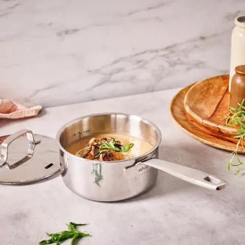ALVA Maestro 3-piece Full Clad Stainless Steel Saucepan & Stock Pot Set