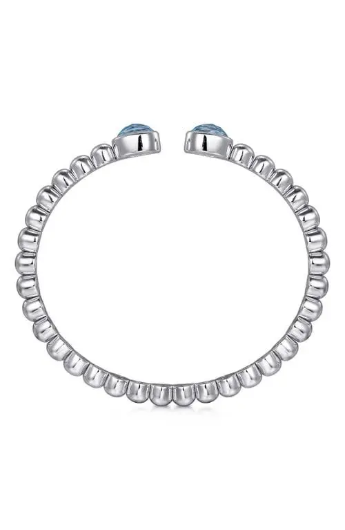 GABRIEL & CO. Turquoise Doublet Cuff Bracelet