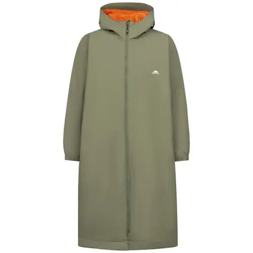 TRESPASS Gender Inclusive Harlem Raincoat - Olive