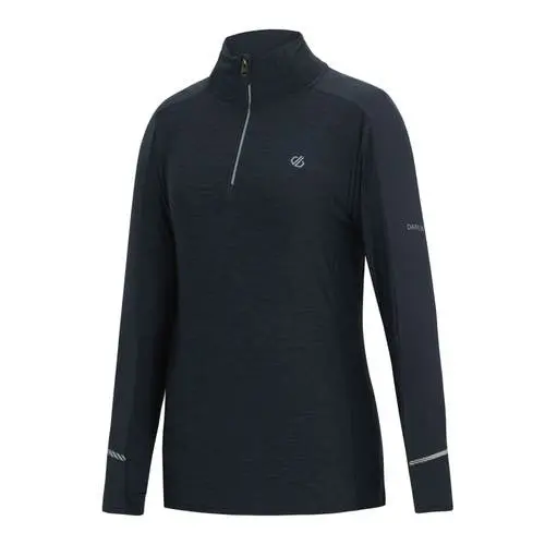 DARE 2B Gravitate Marl Jersey With Quarter Zip And Reflective Accents