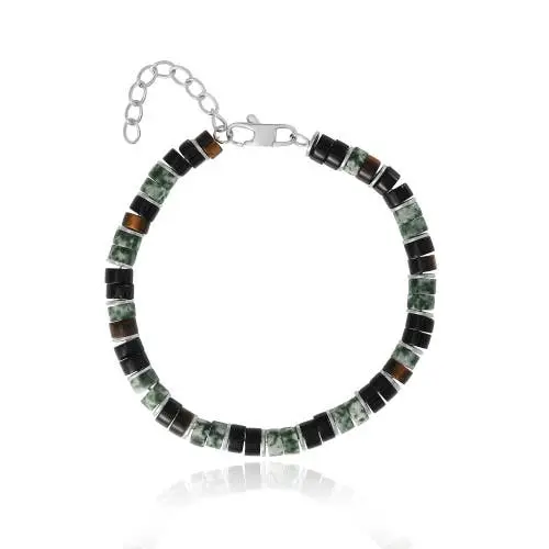 Lucky Brand Mixed Beaded Bracelet, & Black - Green