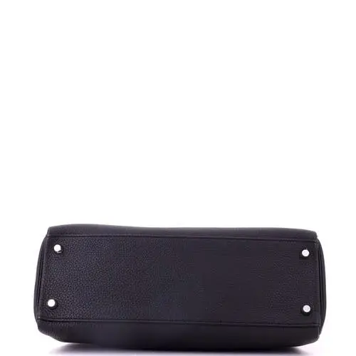 Hermès Kelly Handbag Togo With Palladium Hardware 32 - Black