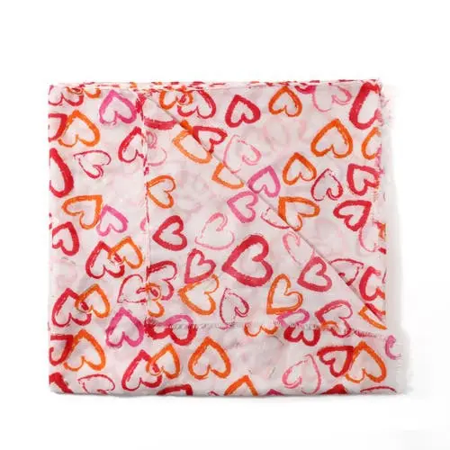 YOUZEY Gilded Hearts Lightweight Scarf
